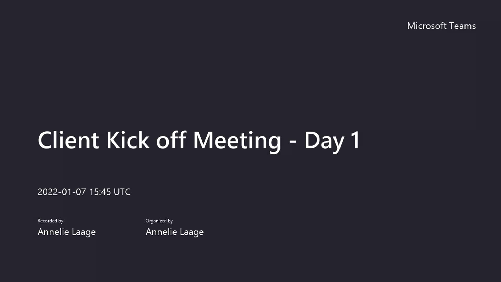 46. Client Kick off Meeting - Day 1-20220107_174446-Meeting Recording ...