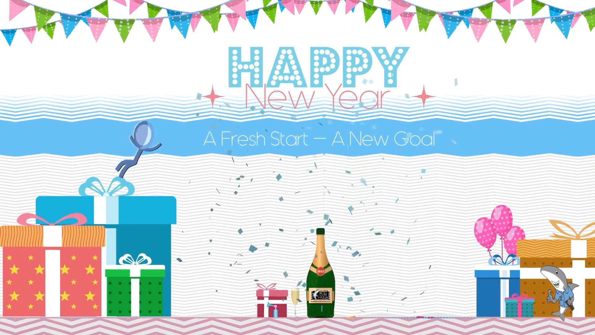 Sharkey's New Year Cartoon Video on Vimeo