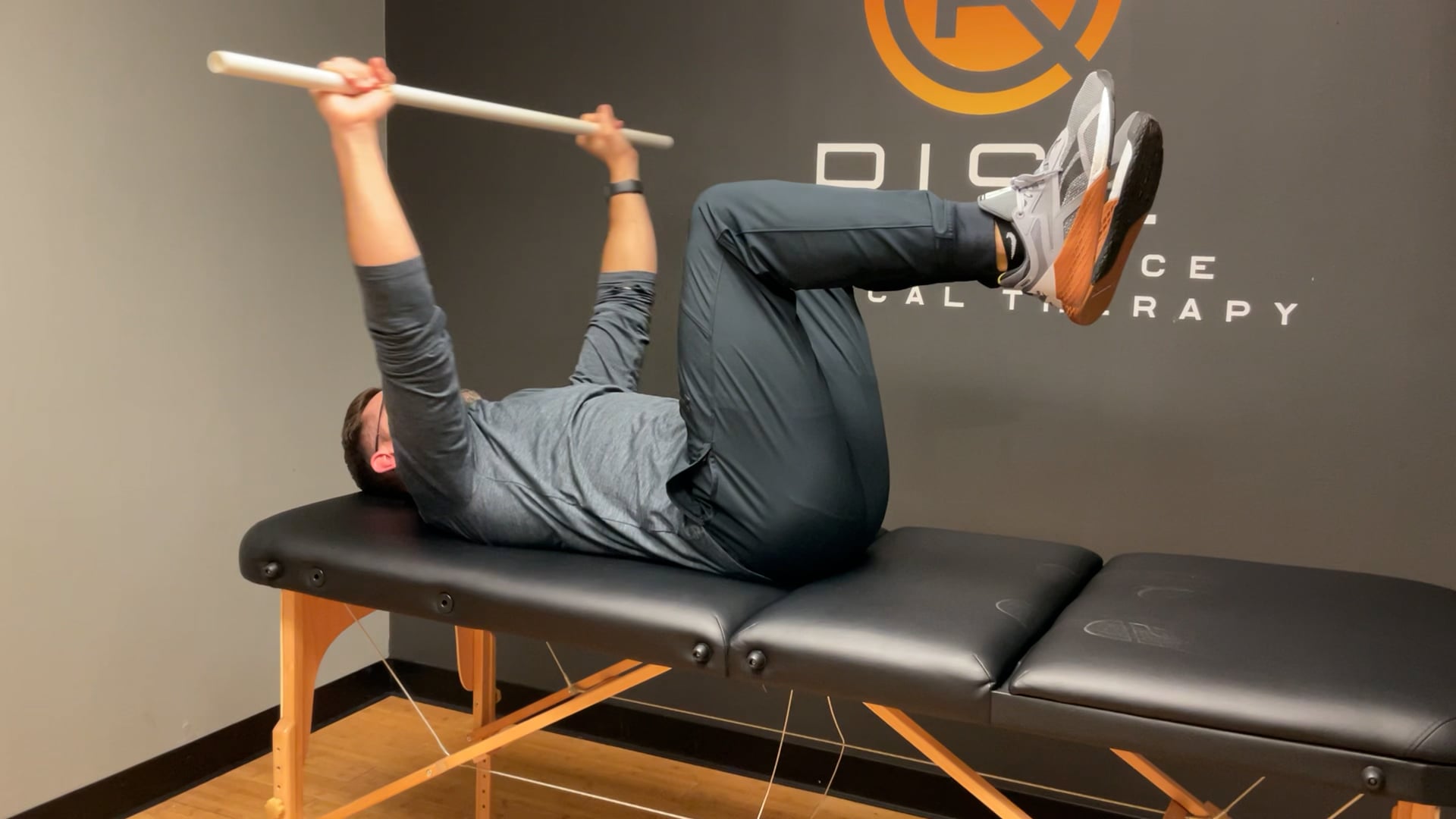 Supine Active Lats Stretch on Vimeo