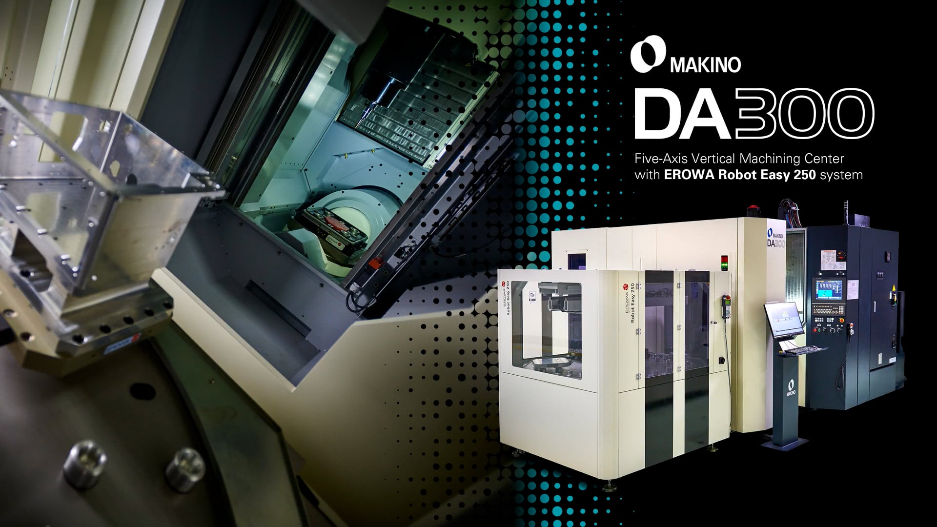 DA300 VMC Reduces Machining Time for Complex Production Parts on Vimeo