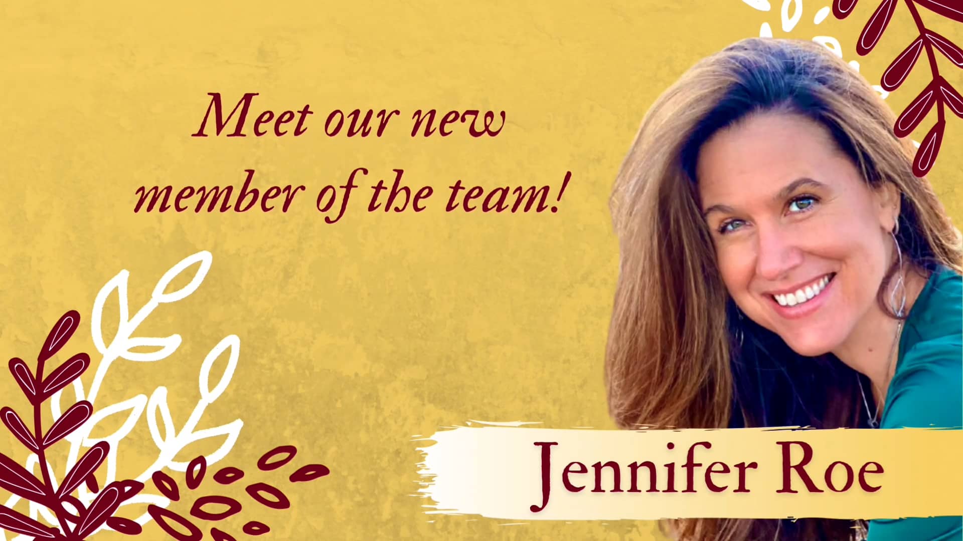 Jennifer Roe Introduction on Vimeo