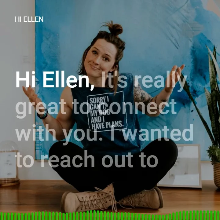 Hi Ellen on Vimeo