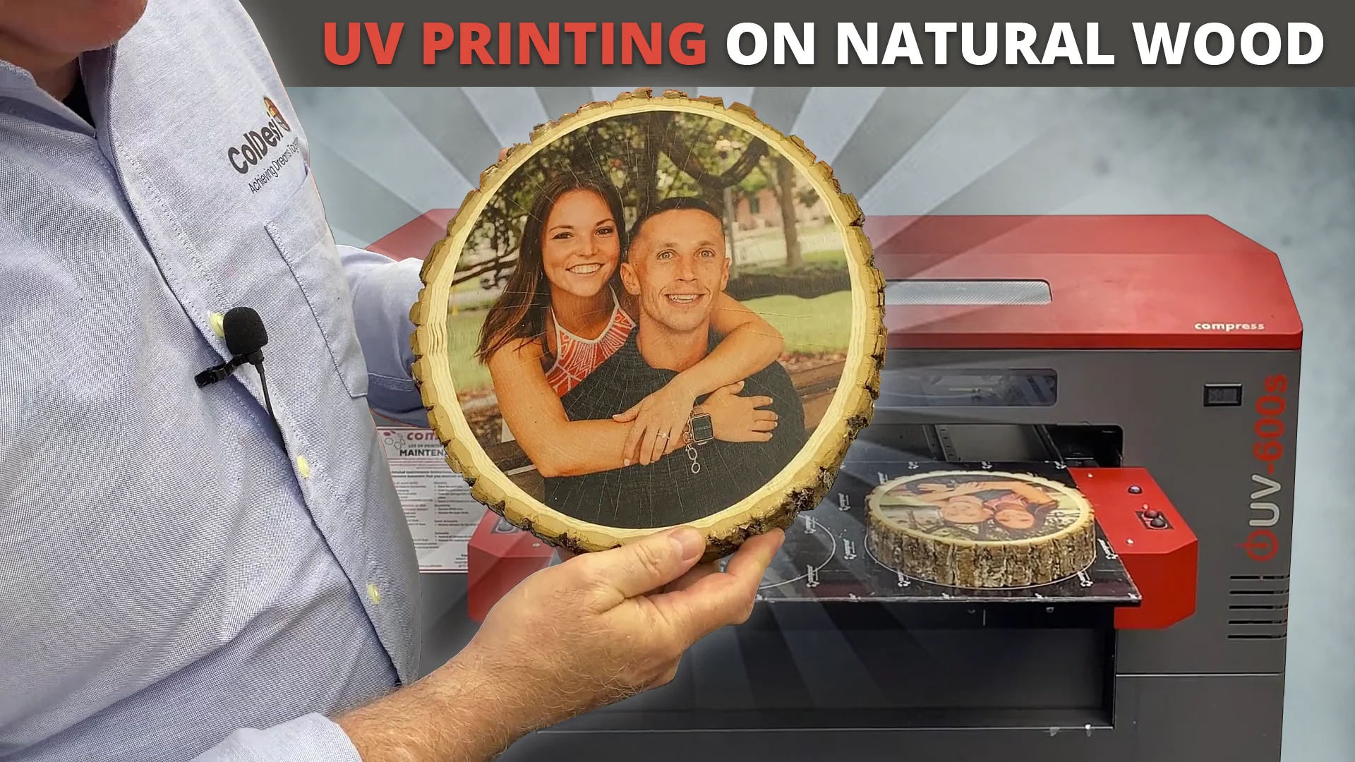 UV Printing Photos on Natural Wood | Compress iUV600 on Vimeo