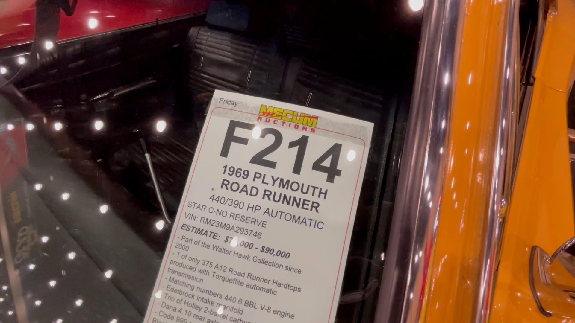 1969 Plymouth Road Runner | F214 | Kissimmee 2022