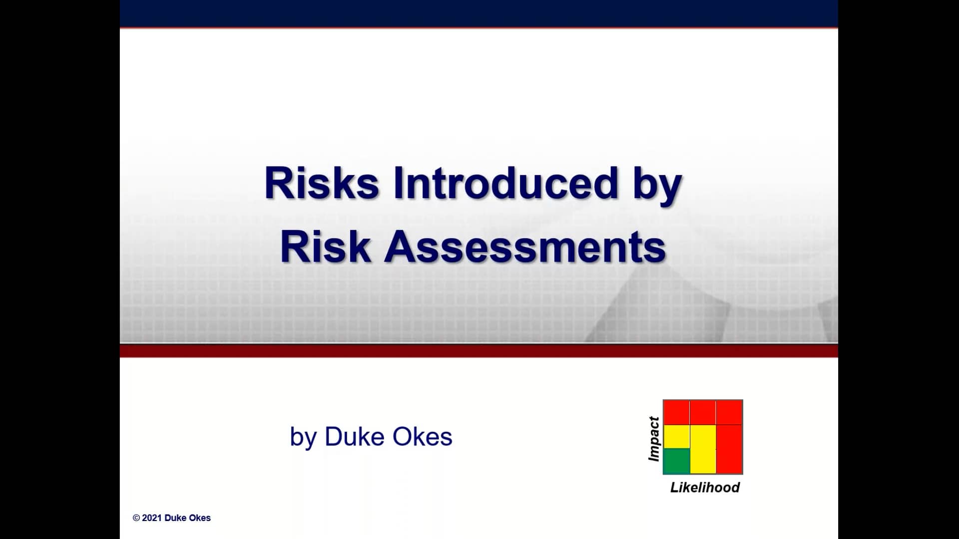 ASQ RRD series webinar_ Some Risks involved in Risk Assessments on Vimeo