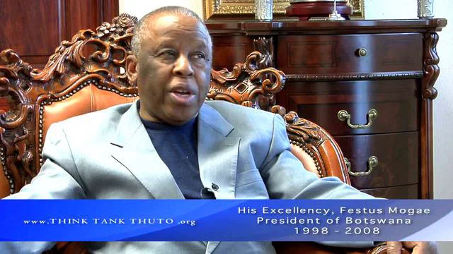 His Excellency, Festus Mogae, President of Botswana, 1998 - 2008 on Vimeo