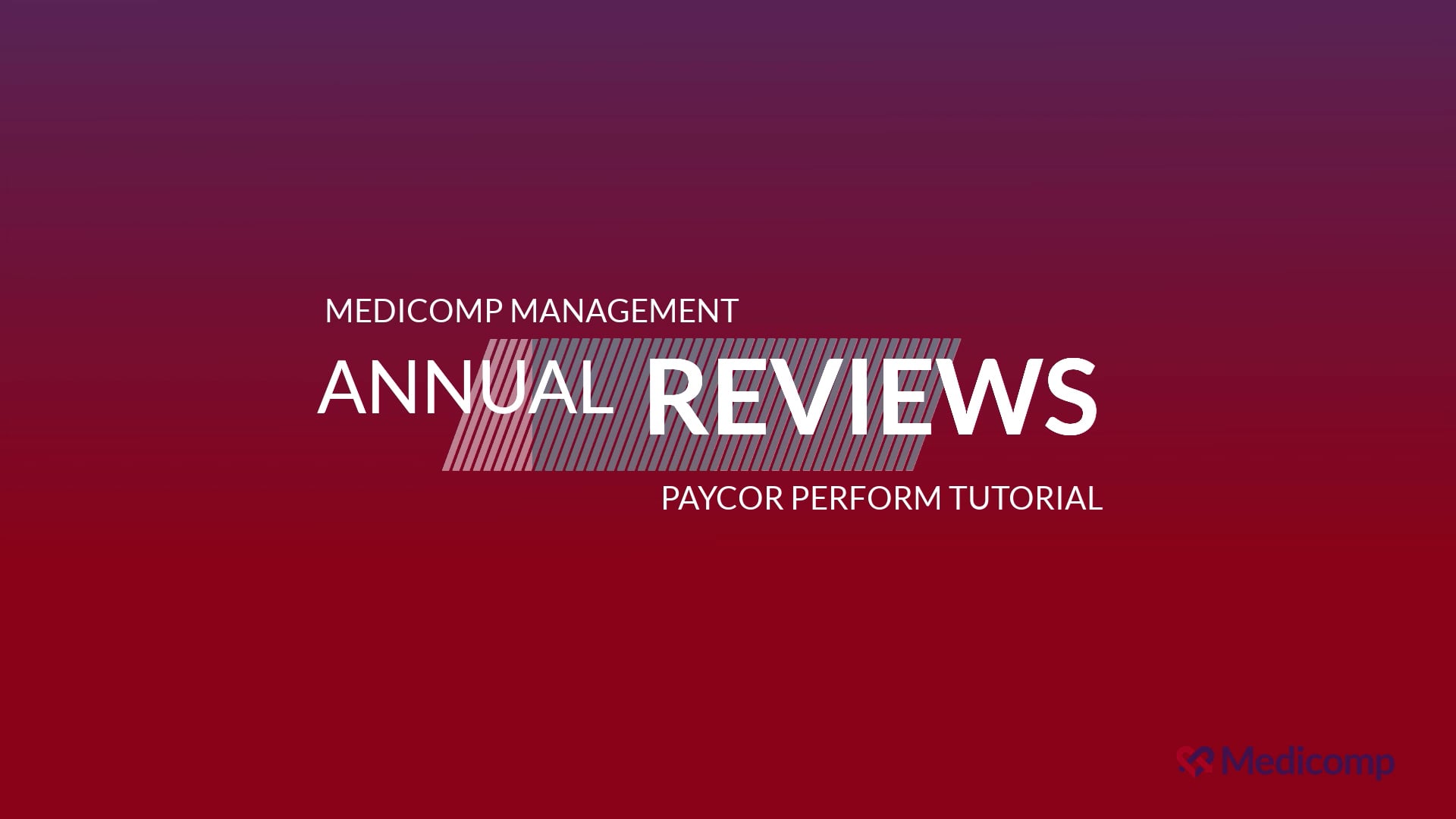 Annual Review Process on Paycor_Management Tutorial_Official