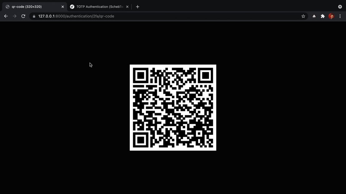 Rendering the QR Code > Symfony 5 Security: Authenticators | SymfonyCasts Rendering the QR Code > Symfony 5 Security: Authenticators | SymfonyCasts