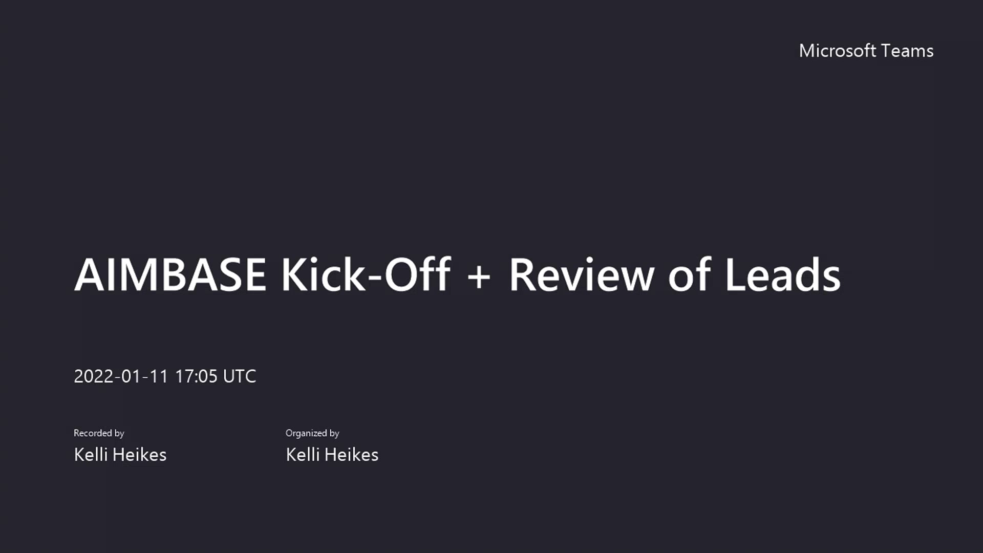 AIMBASE Kick-Off + Review of Leads-20220111_110544-Meeting Recording ...