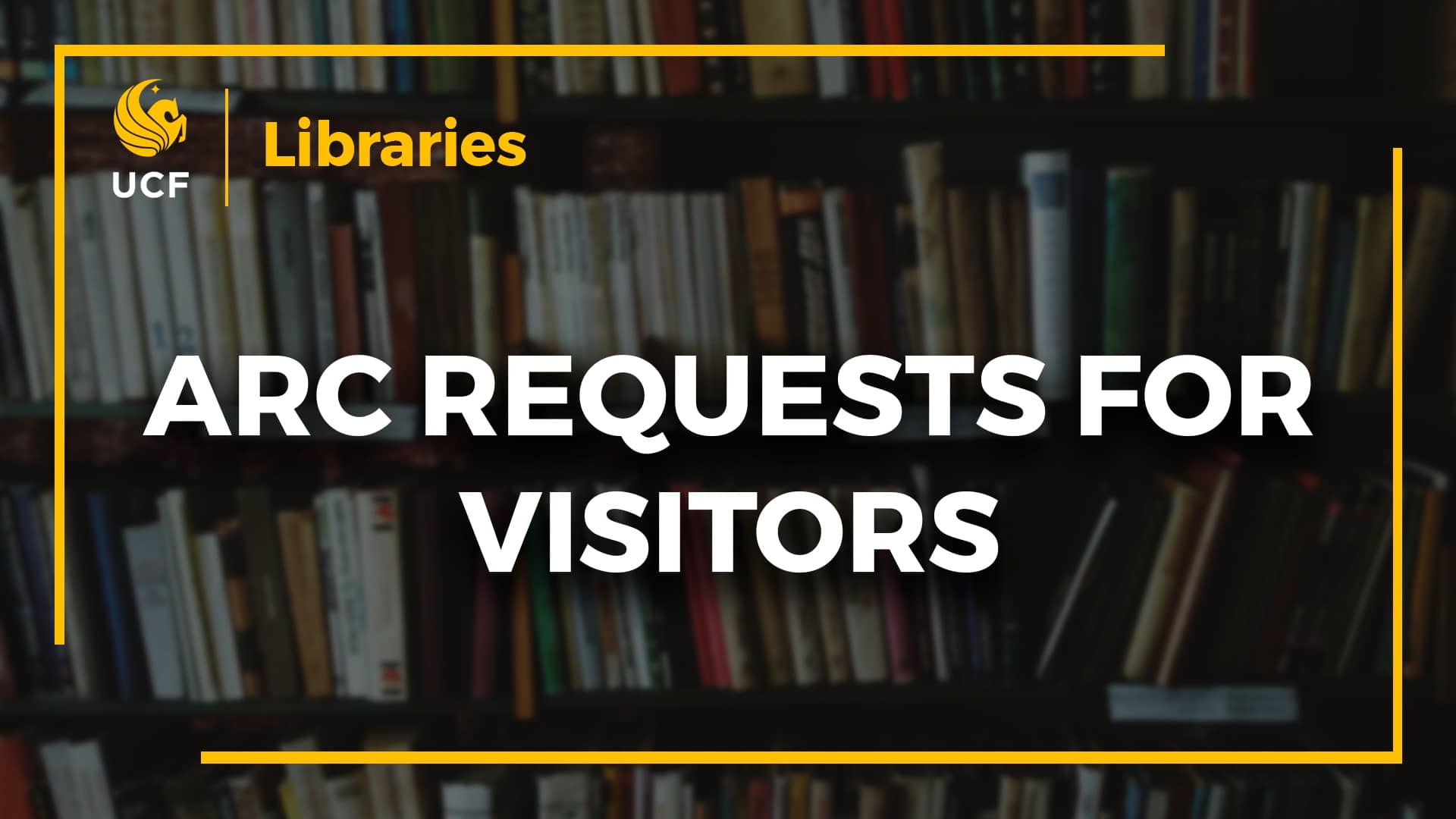 ARC Requests for Visitors on Vimeo