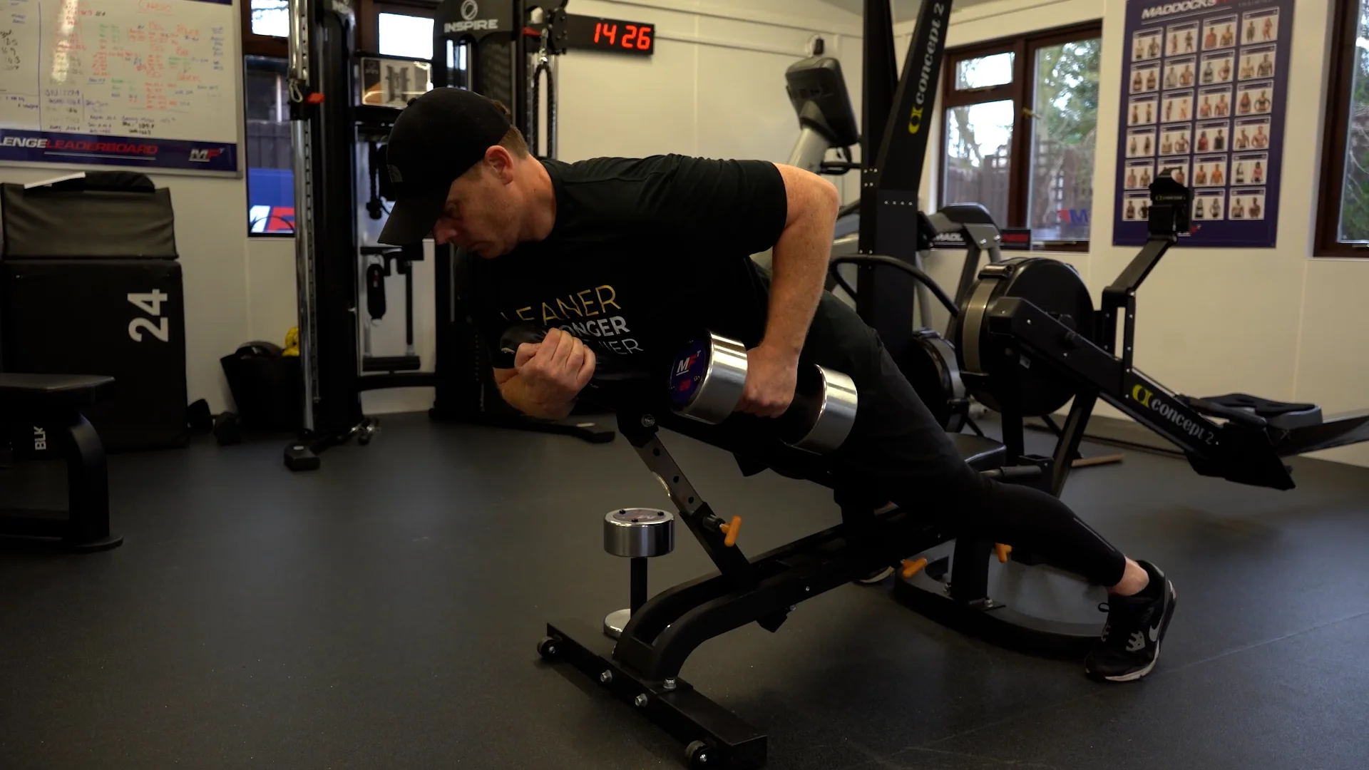 Chest Supported Single Arm DB Row on Vimeo