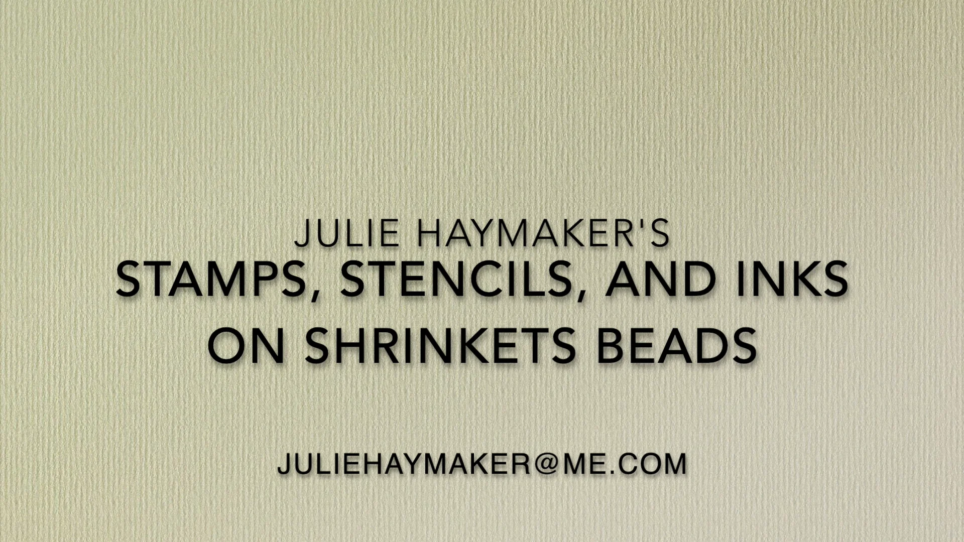 Using Stamps, stencils and inks on shrink plastic - Stamps Stencils and ...