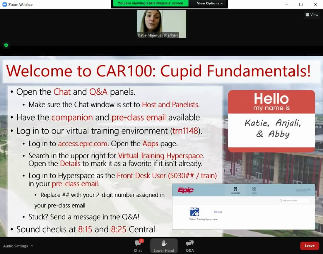 Epic Cupid CAR 100 Beginning Class on Vimeo