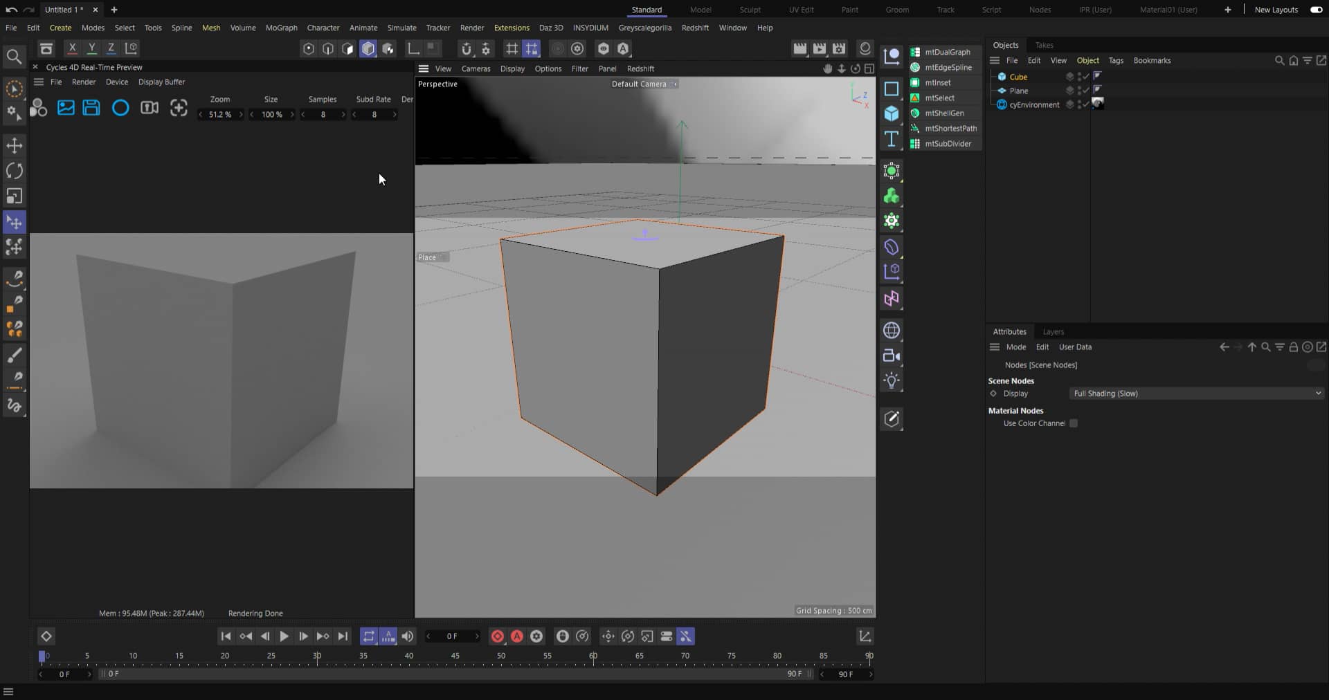 C4D R25 - Insydium MeshTools Procedural Modeling Example on Vimeo