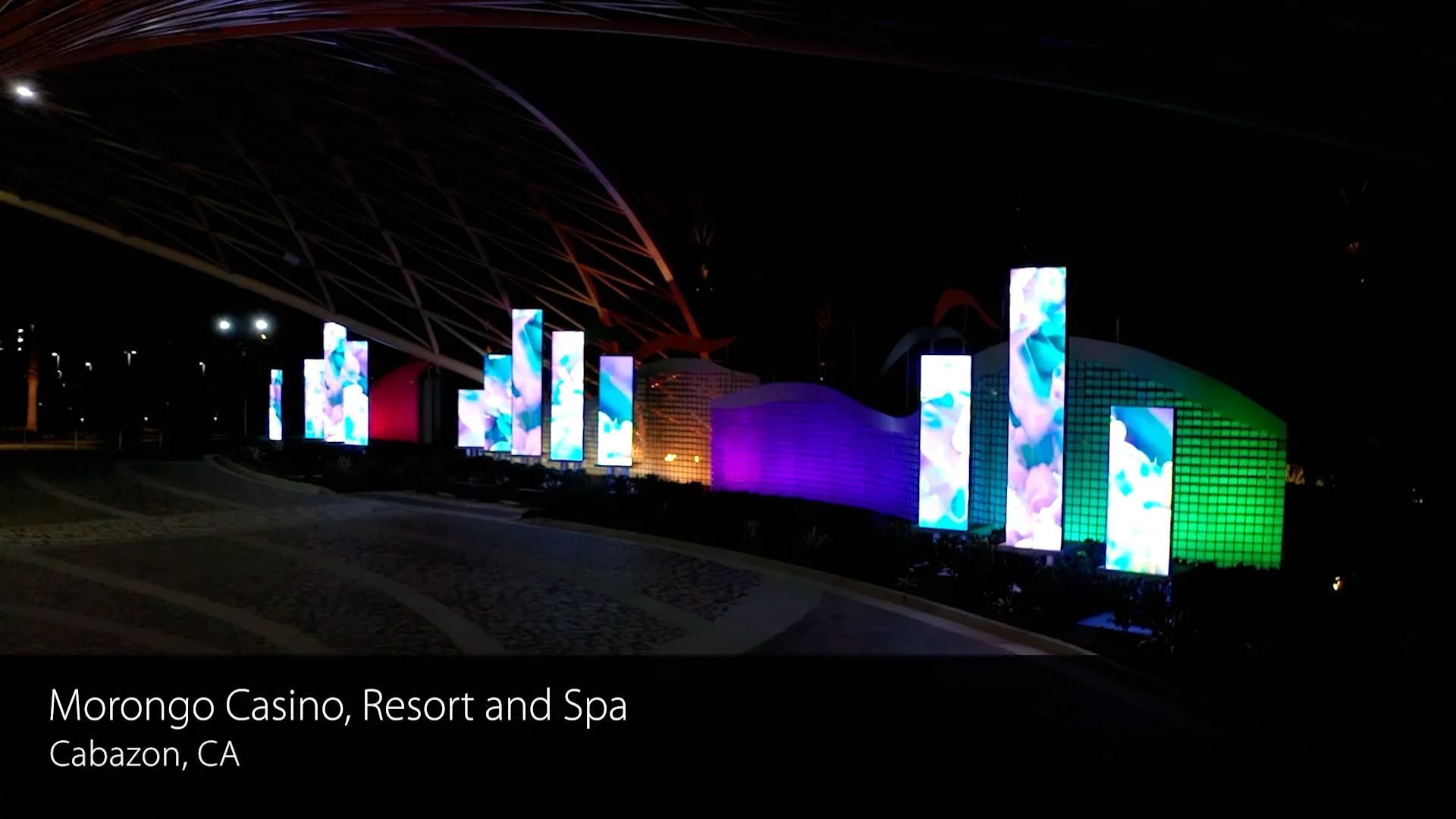 LED Columns Create Stunning Visual Spectacle for Morongo Casino Resort ...