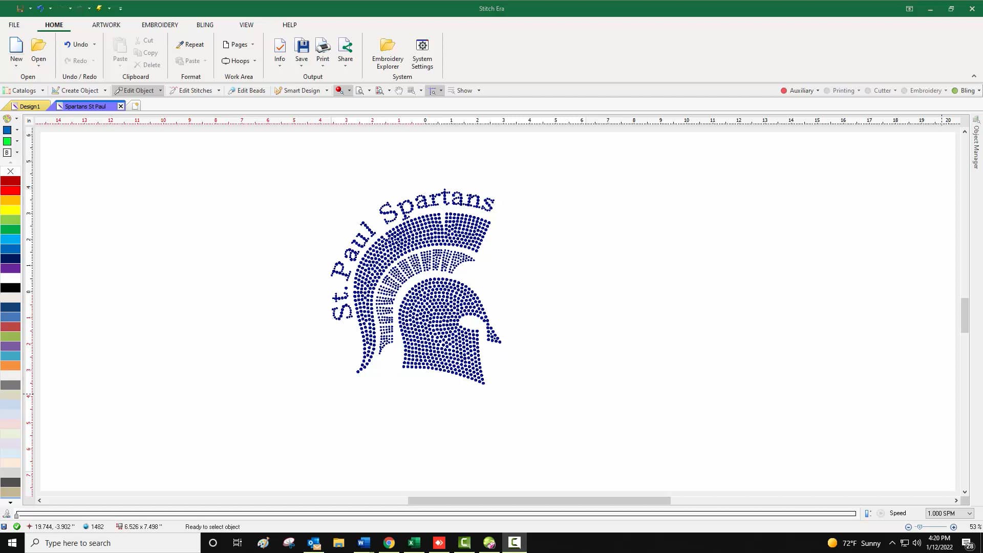 Exporting designs for Spangle Elite on Vimeo