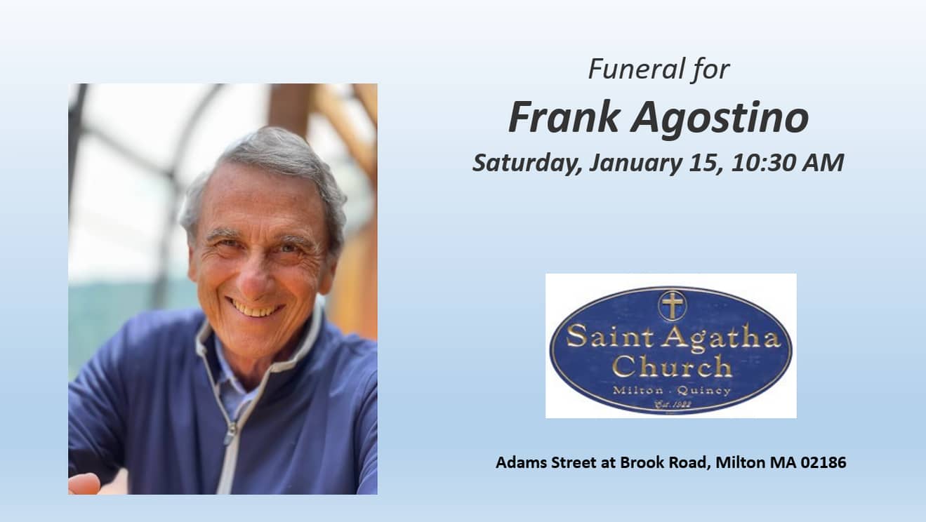 Funeral: Frank Agostino, Saturday, January 15, 10:30 AM on Vimeo