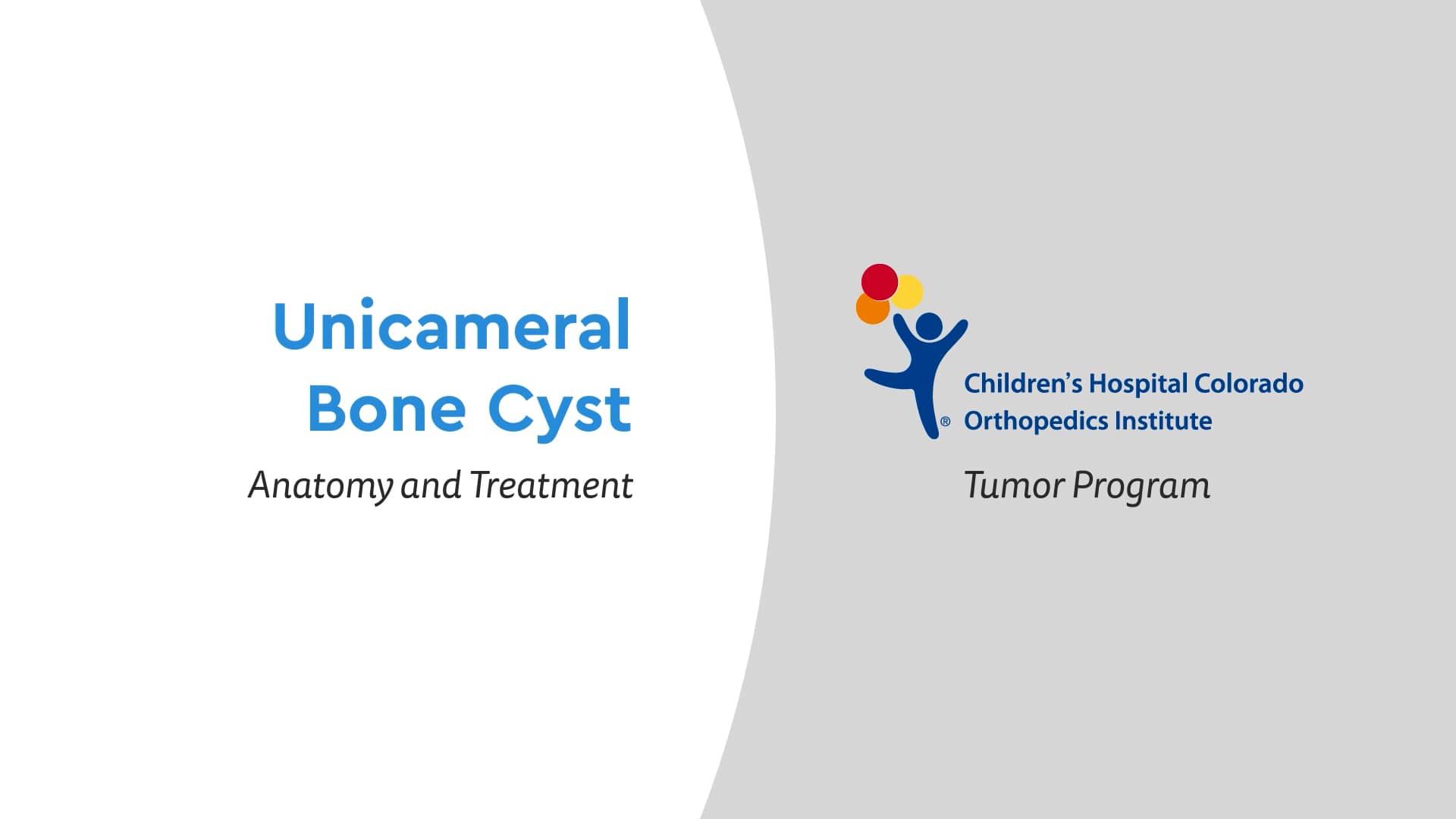 Unicameral Bone Cysts on Vimeo