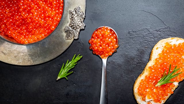 Caviar, Table, Sandwich With Caviar. Free Stock Video - Pixabay