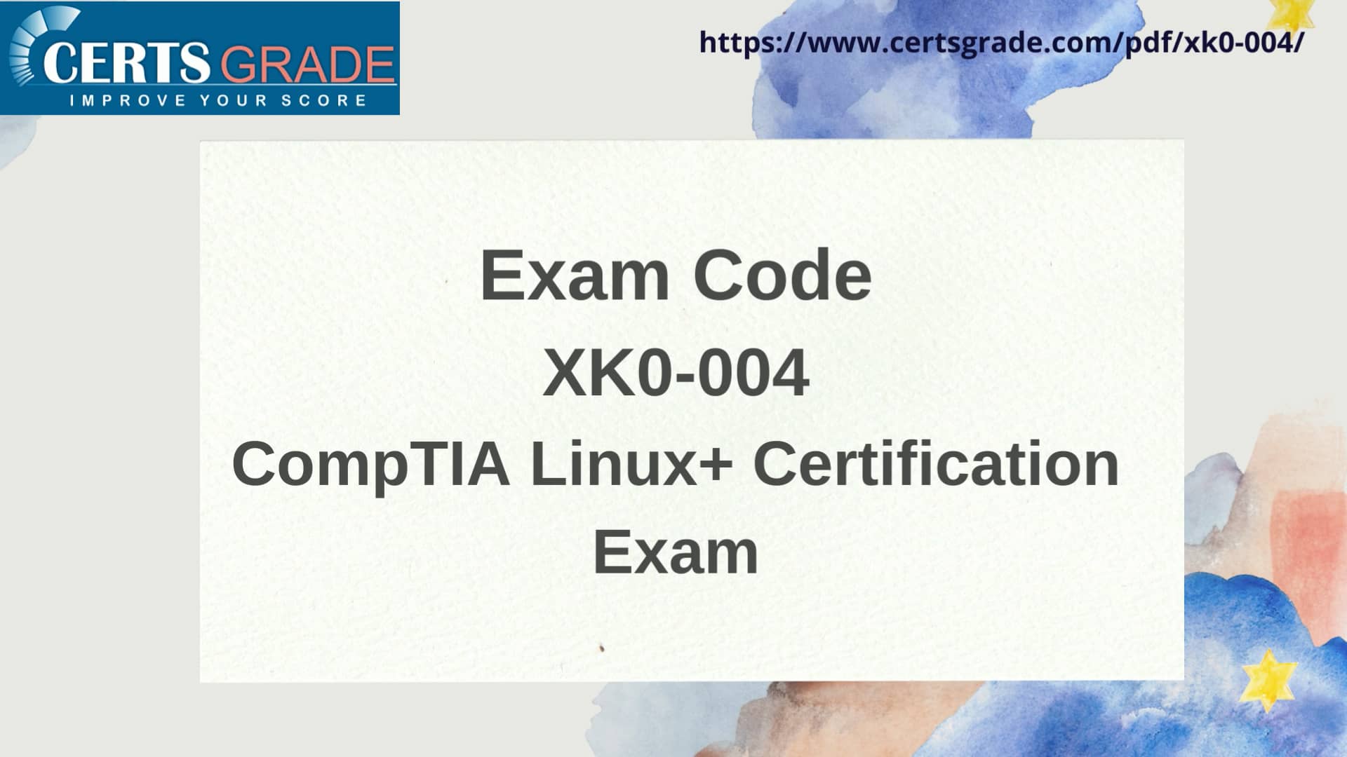 XK0-004 | CompTIA Linux+ Certification Exam Training Kit by CertsGrade ...