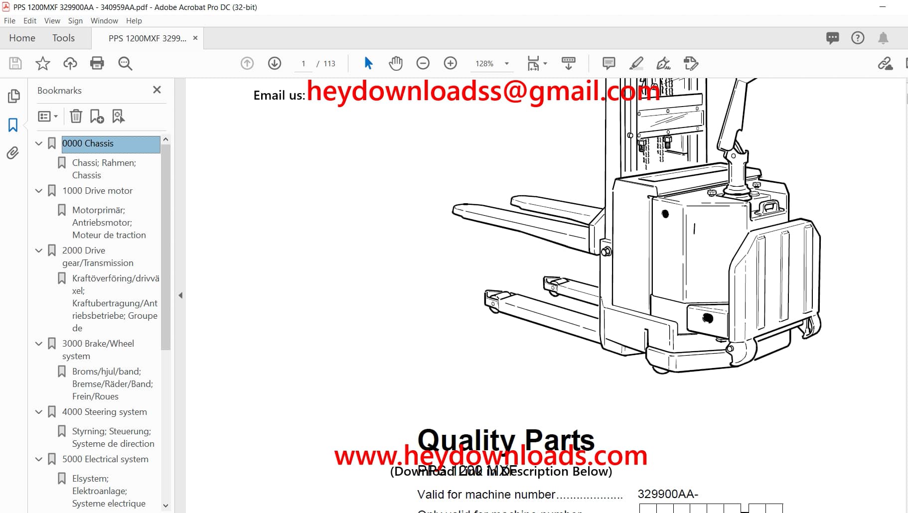 BT PPS 1200 MXF Quality Parts Manual - PDF DOWNLOAD on Vimeo