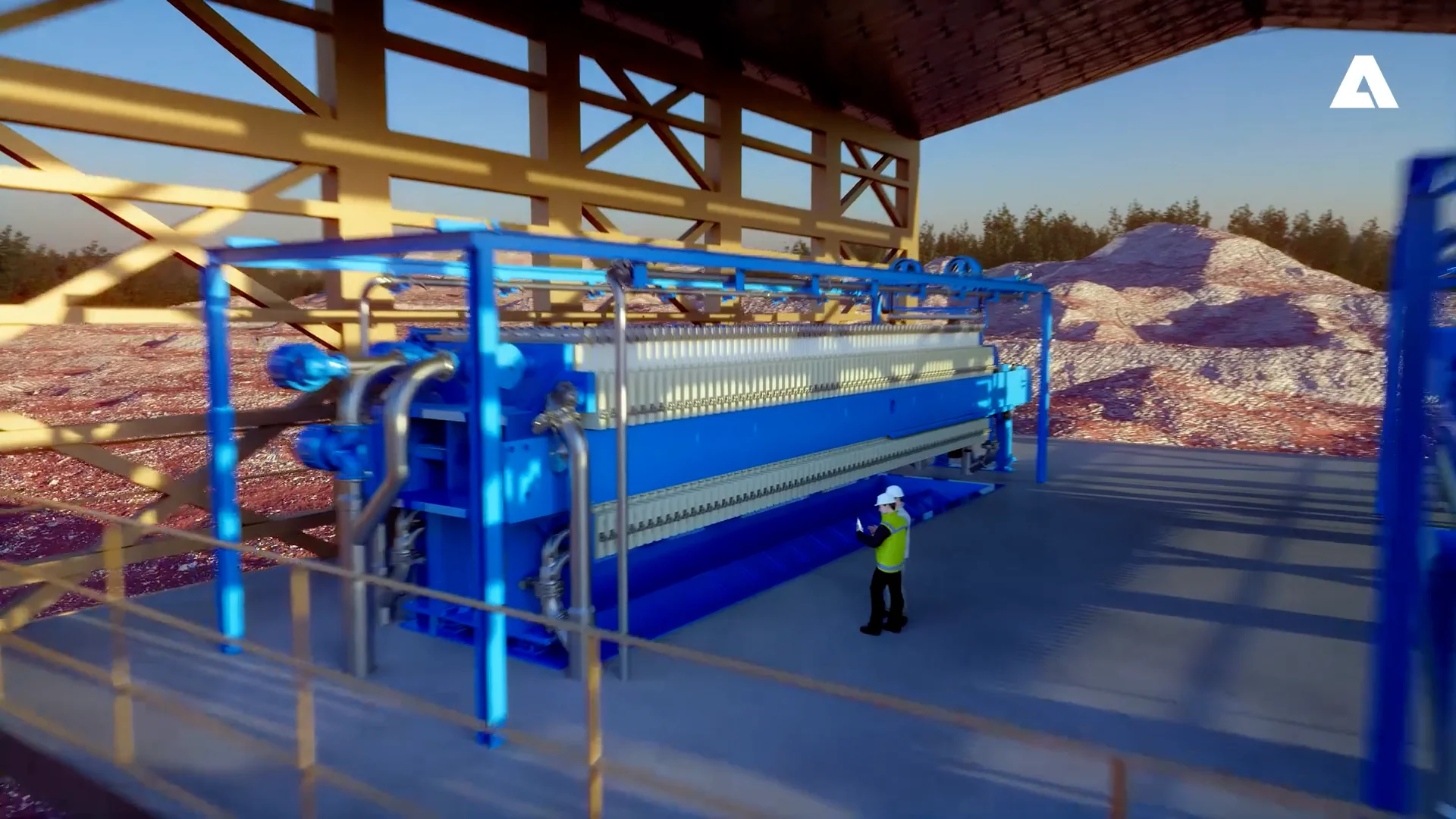 ANDRITZ - 3D Animation Filterpresse ME2500 on Vimeo