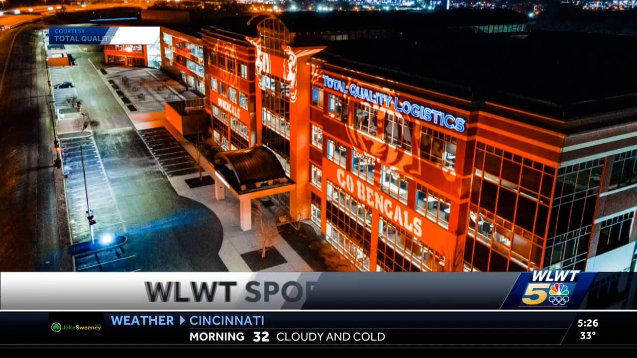 TQL HQ Lights Up for Bengals Playoffs on Vimeo