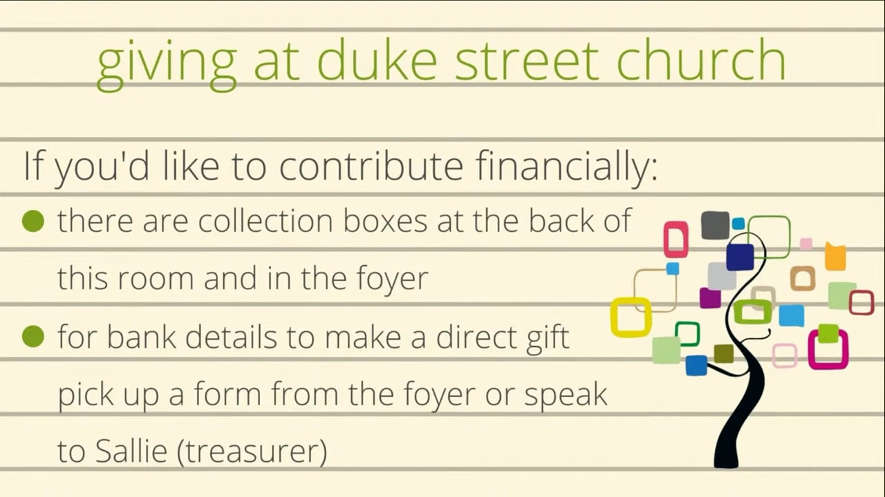 Duke Street Church - Sunday Worship - 31 October 2021 on Vimeo