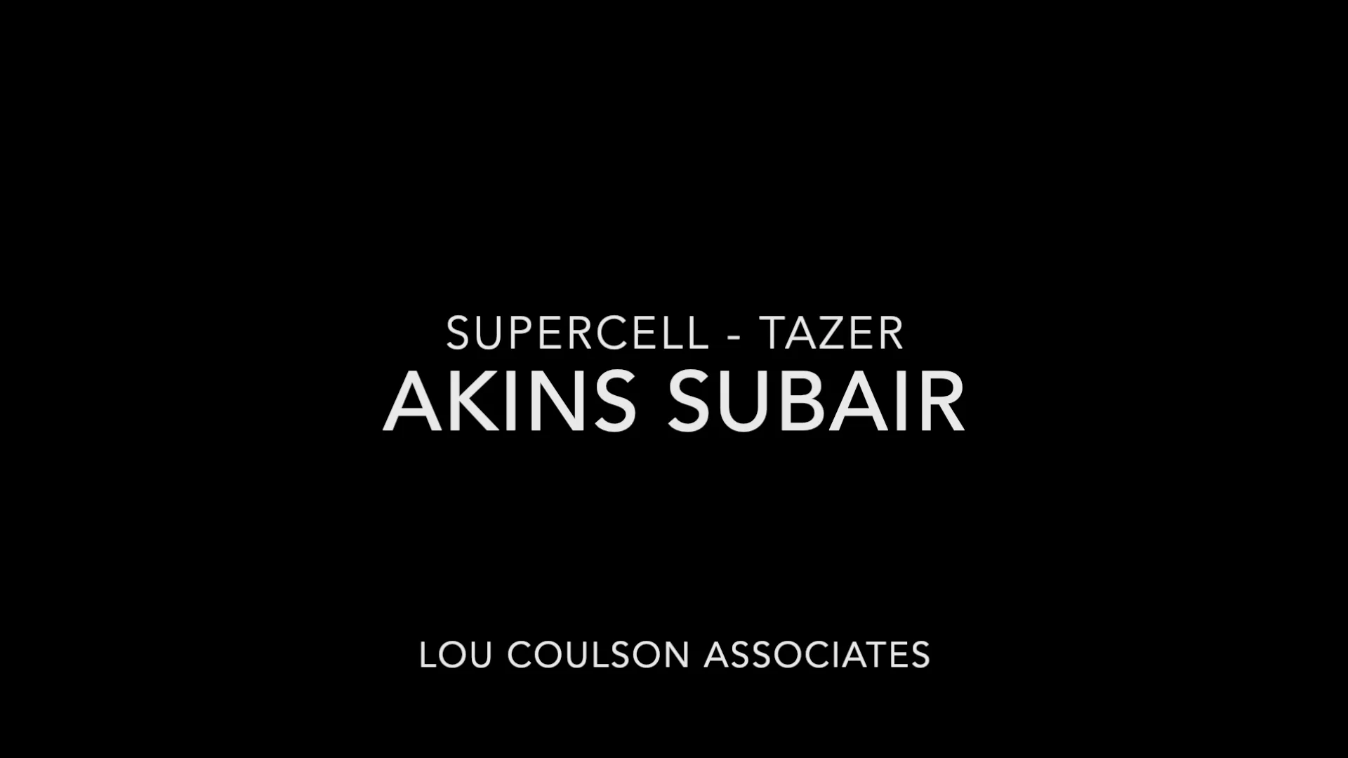 Akins Subair - Supercell - Tazer.mp4 on Vimeo