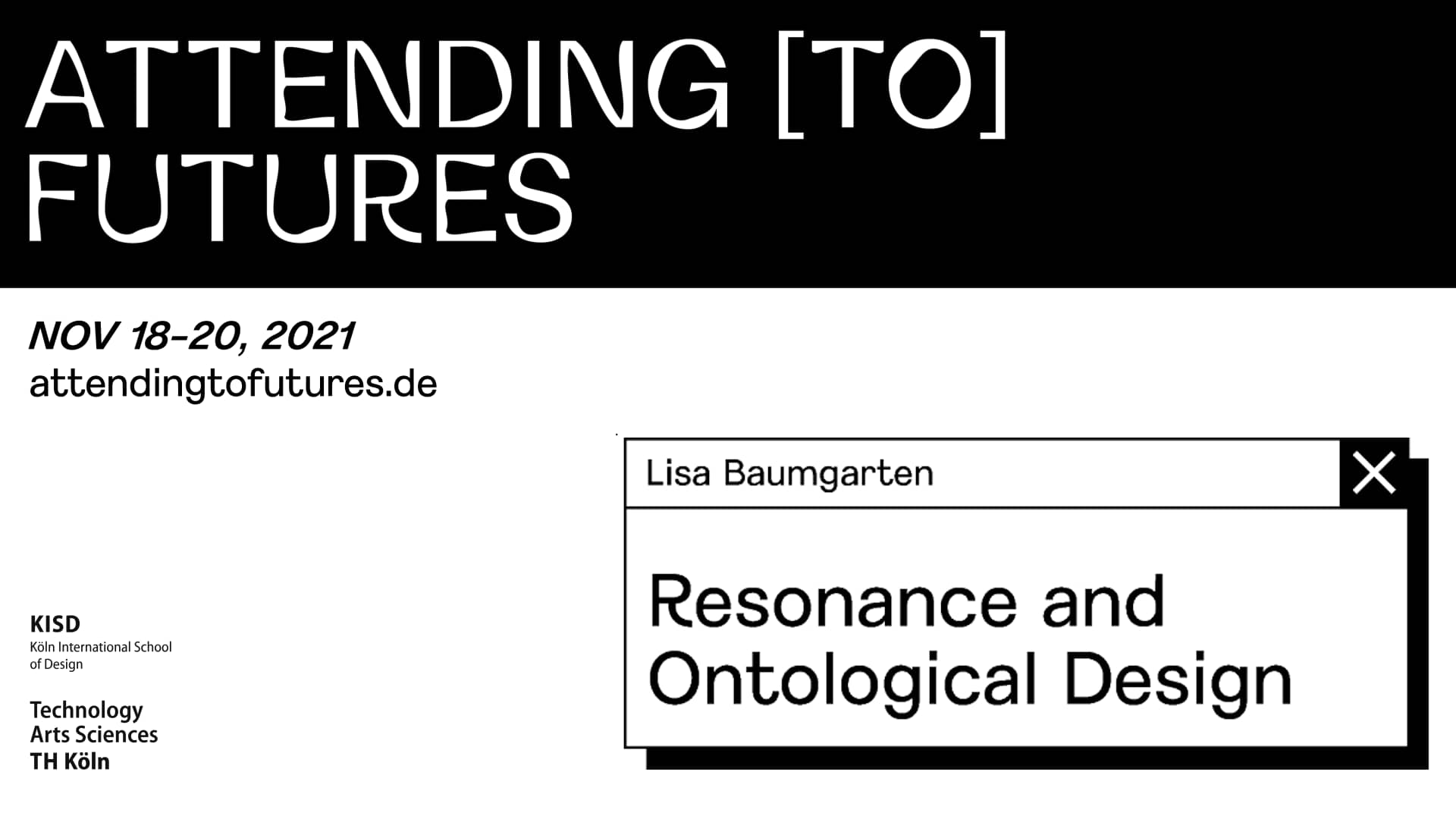 Attending To Futures - "Resonance and Ontological Design" by Lisa Baumgarten on Vimeo
