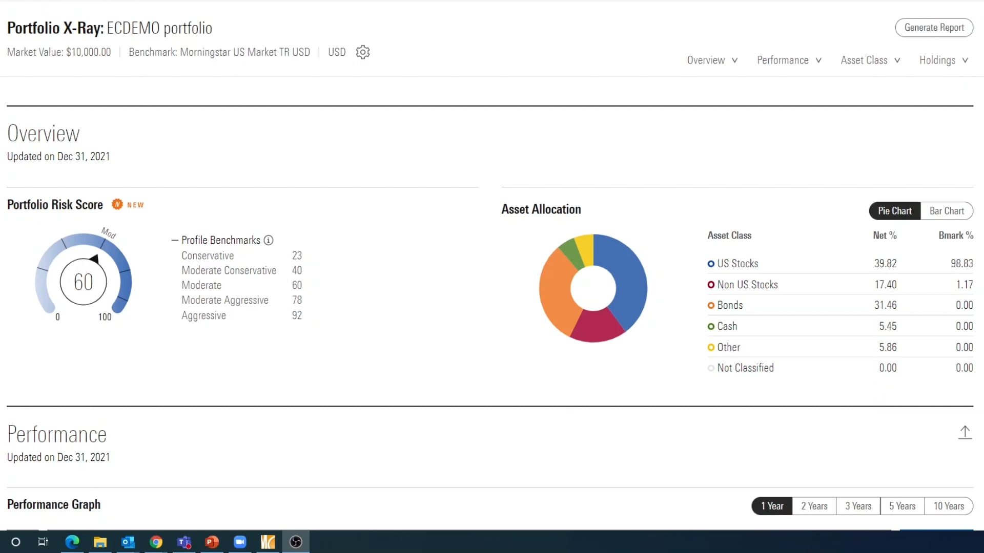 Morningstar Portfolio Risk Score in Portfolio X-Ray on Vimeo