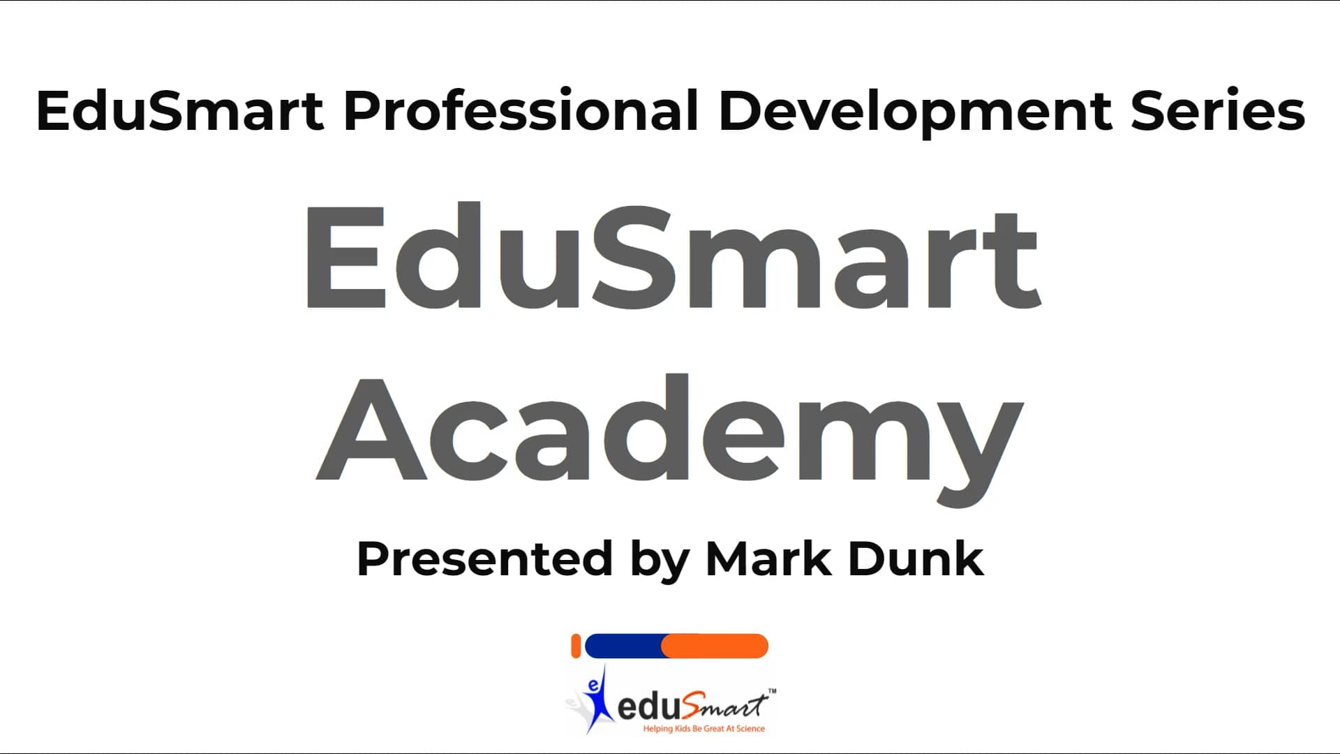 EduSmart Academy - EduSmart Professional Development Series, Jan 12 ...
