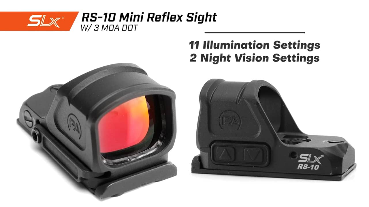Primary Arms LLC SLx RS-10 Mini Reflex Sight on Vimeo