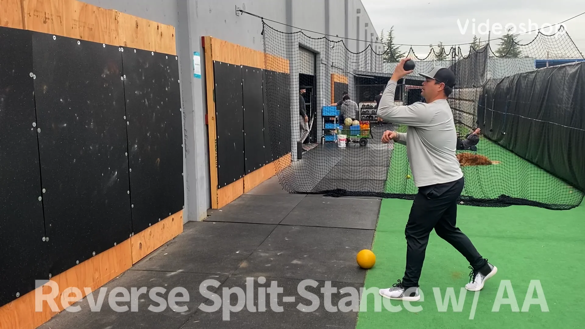 Reverse Split-Stance Throws w/ Abbreviated Arm Action