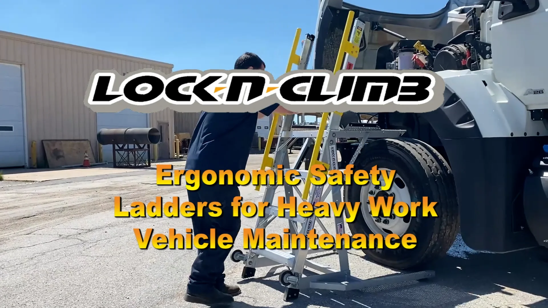Ergonomic Safety Ladders for Heavy Work Truck Maintenance.mp4 on Vimeo