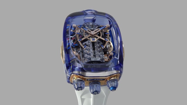 This Incredible Watch Has a Working 16-Cylinder Bugatti Engine Inside