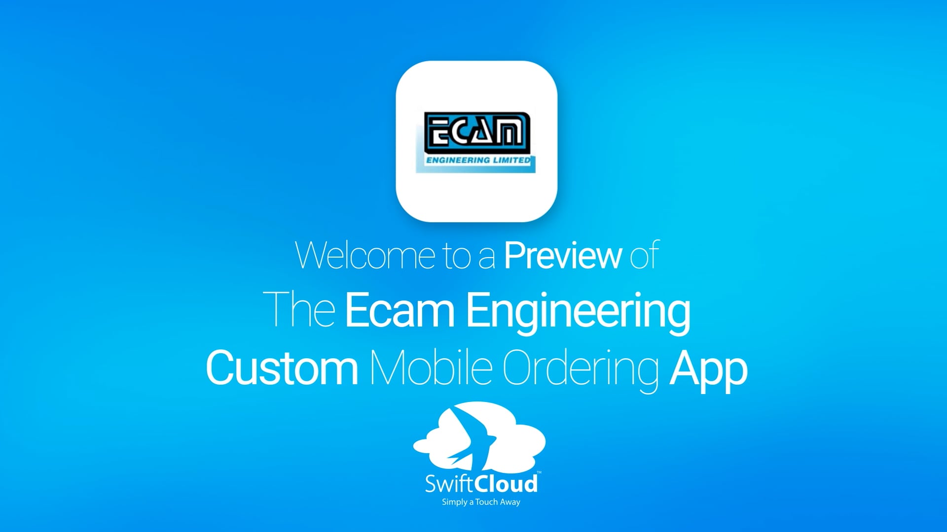 Ecam Engineering - Mobile App Preview - ECA144W on Vimeo
