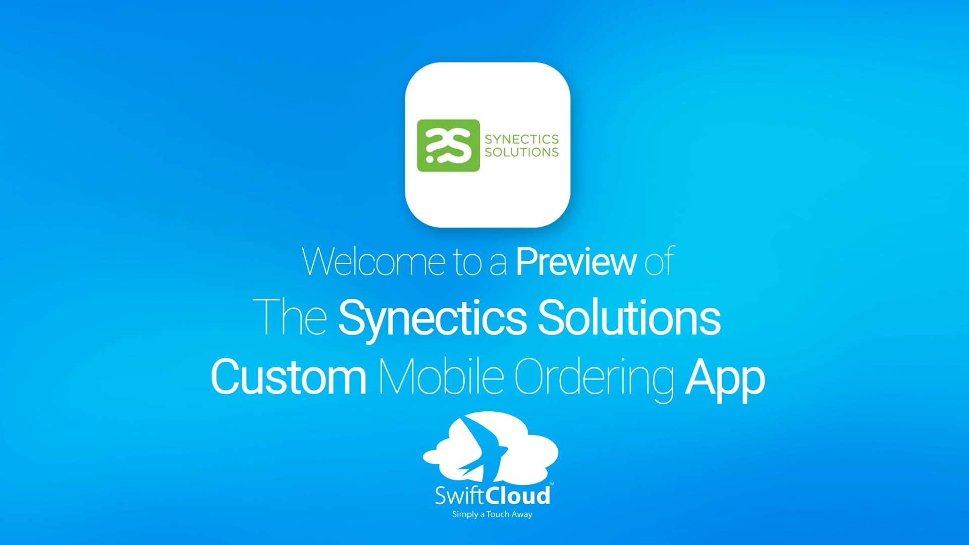 Synectics Solutions - Mobile App Preview - SYN135W on Vimeo