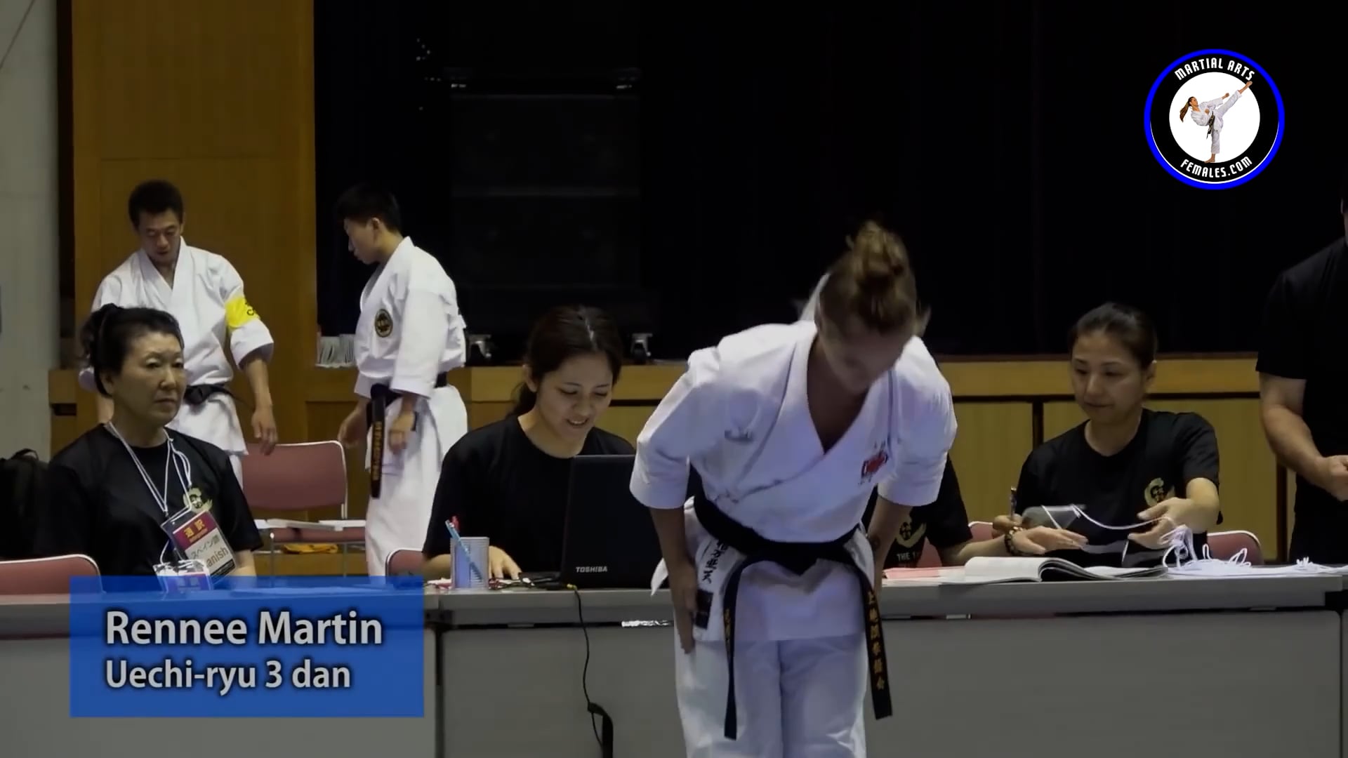 Kata and Interview from Renee Martin, a Karate Black Belt from the USA ...