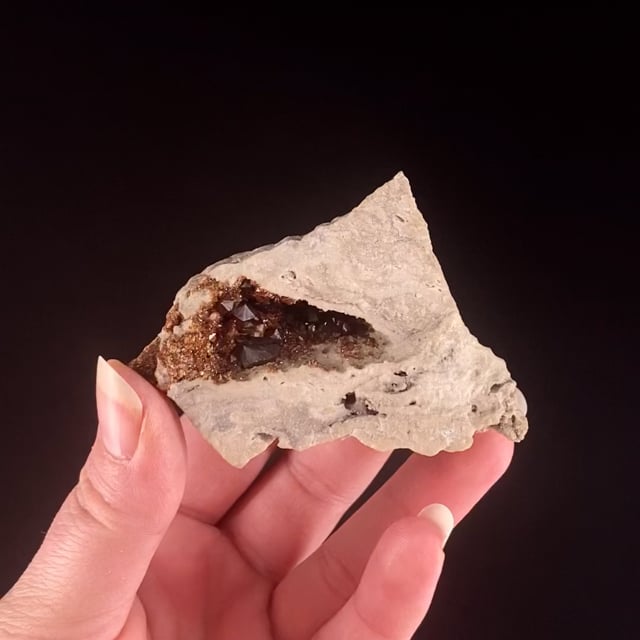 Sphalerite (''Ruby Jack'' crystals) (rare locality specimen) (ex Chet ...