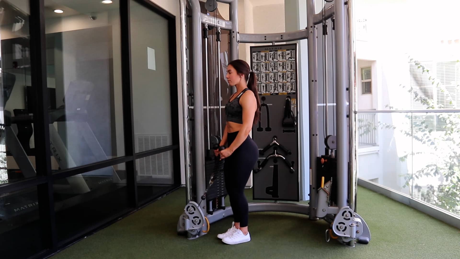 cable rope bicep curls on Vimeo