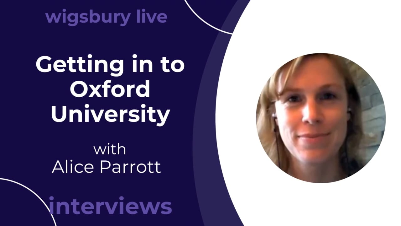 Wigsbury interviews Alice Parrott on Vimeo