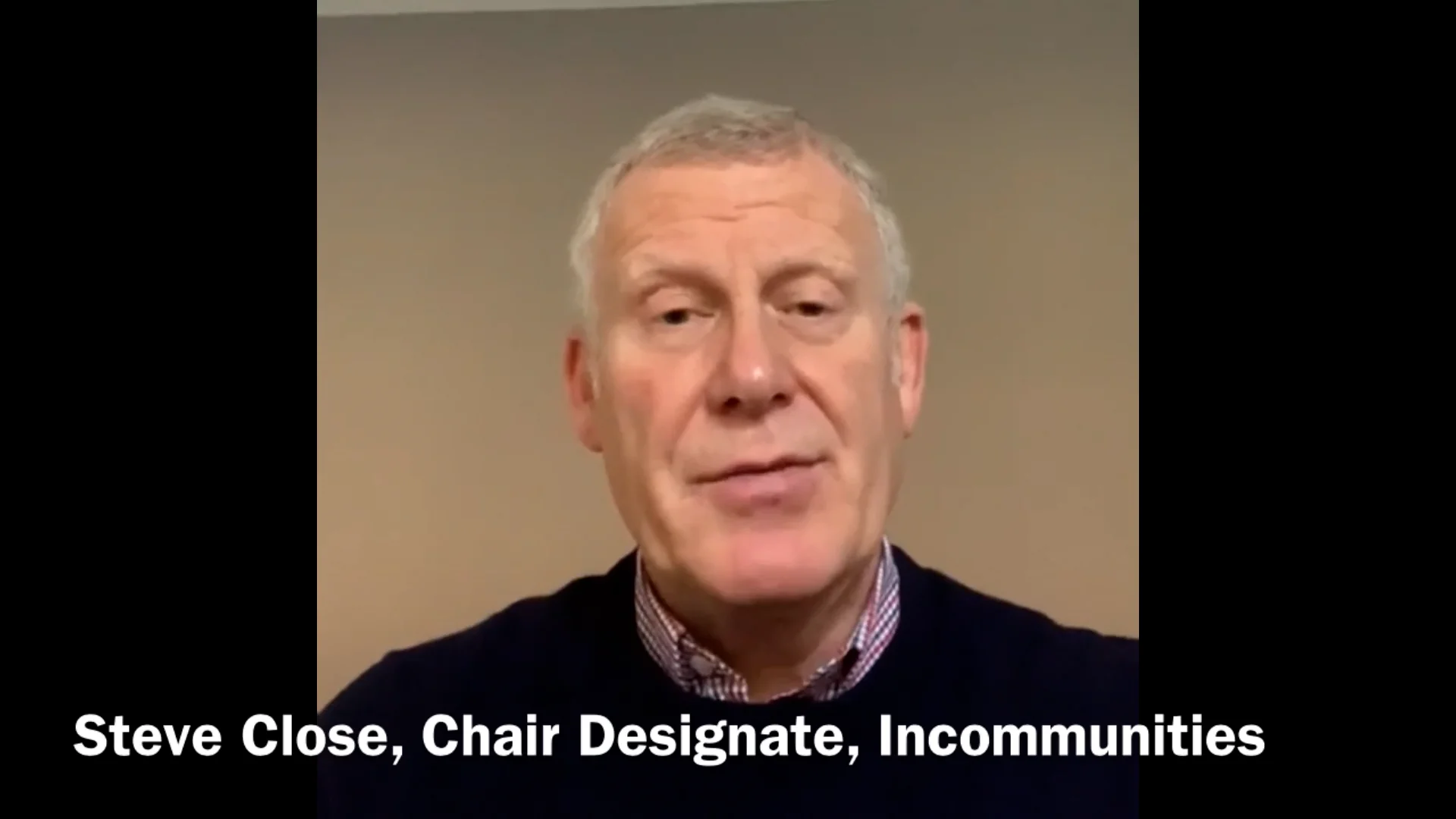 Steve Close, Chair Designate on Vimeo