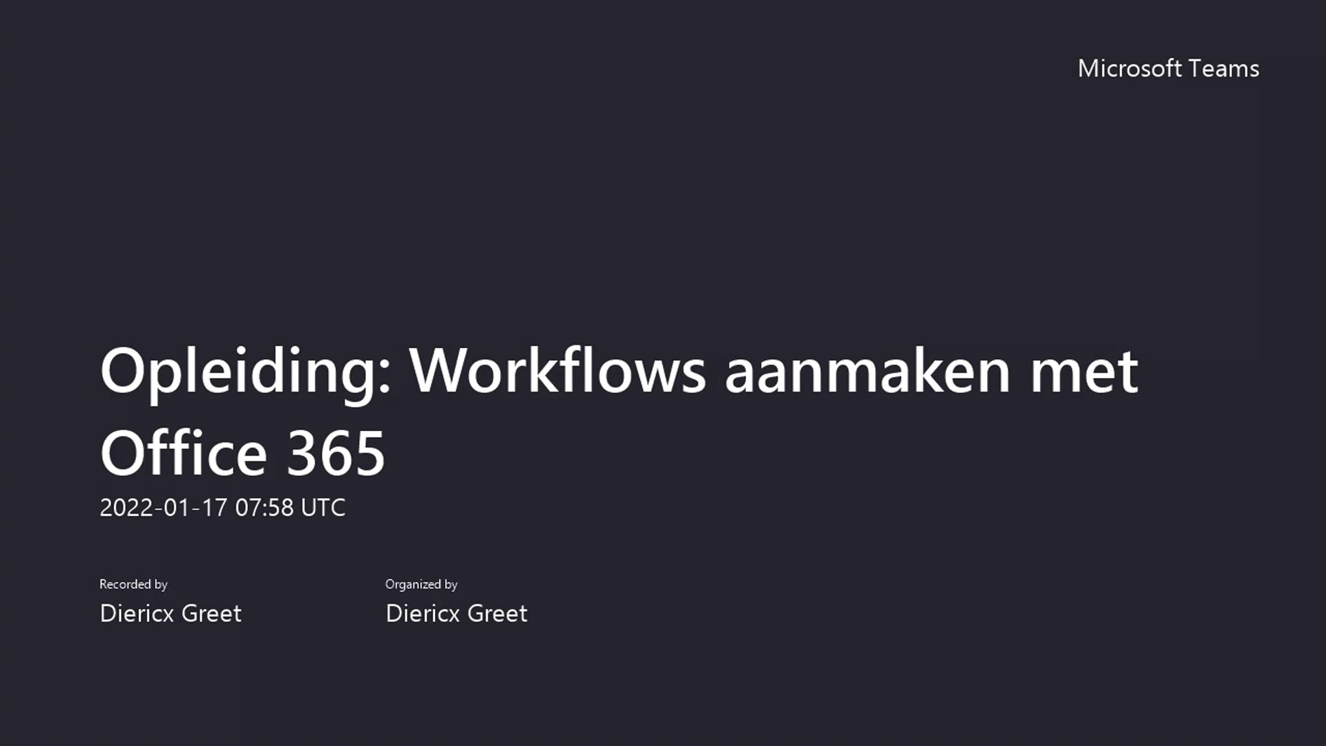 Opleiding_ Workflows aanmaken met Office 365-20220117_085756-Opname van vergadering on Vimeo