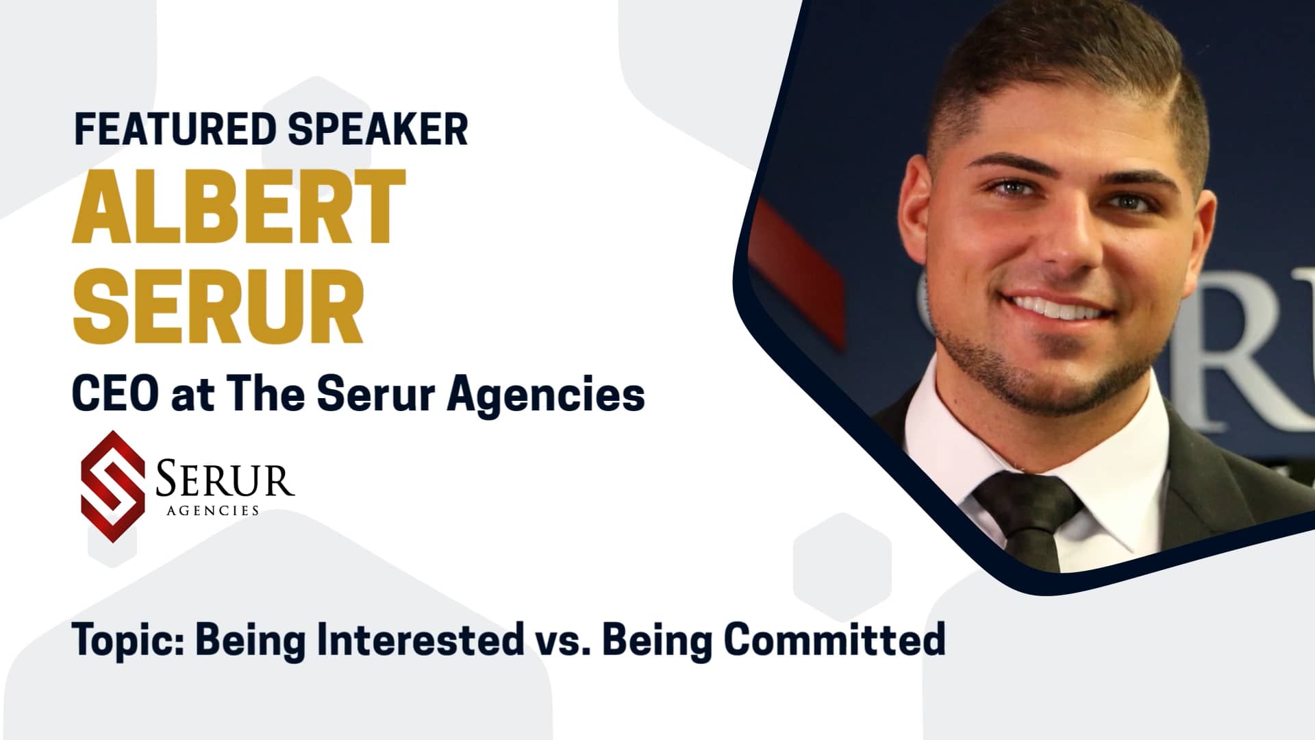 Albert Serur: Being Interested vs. Being Committed on Vimeo