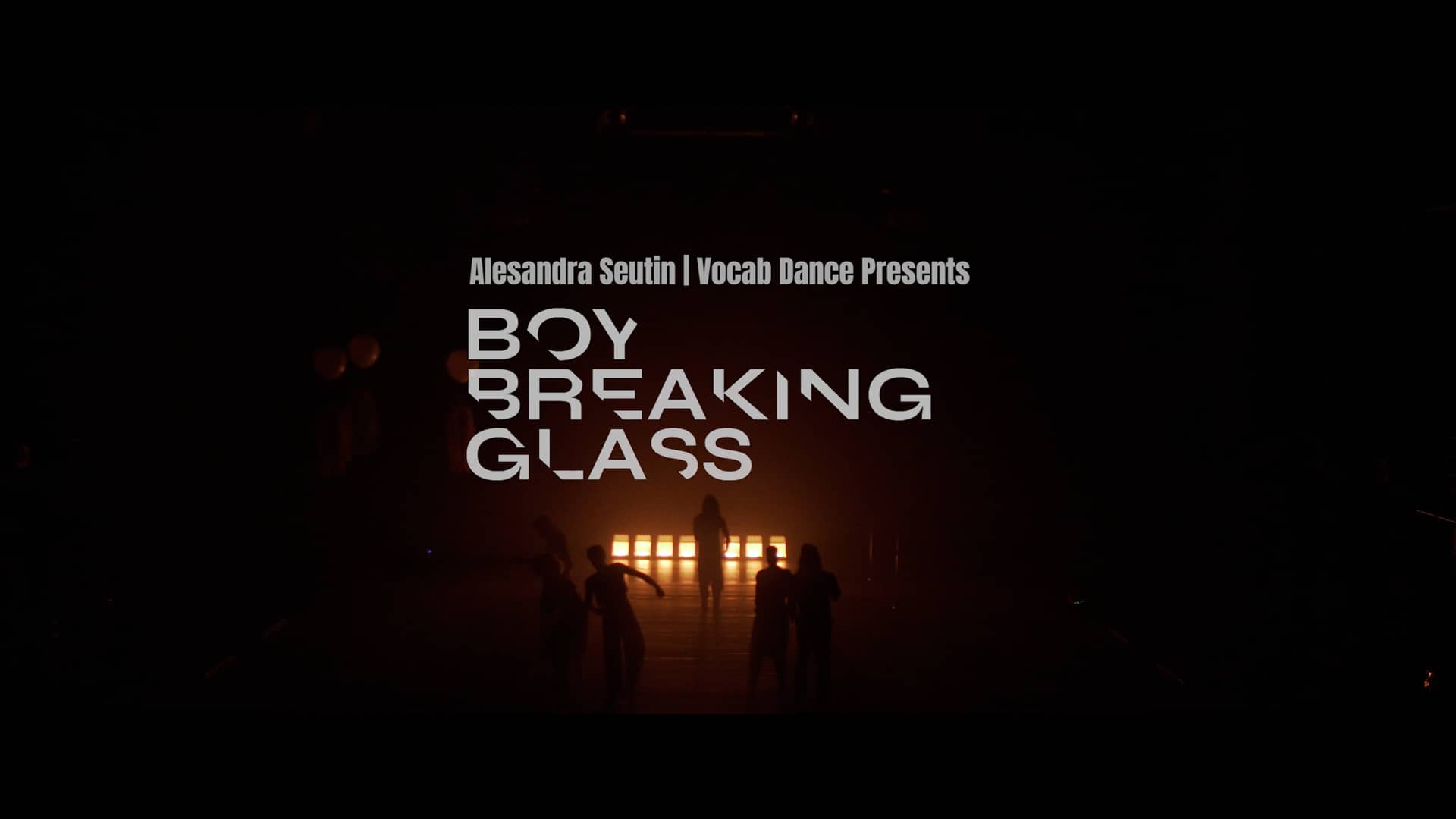 Alesandra Seutin | Vocab Dance, 'Boy Breaking Glass', Trailer on Vimeo