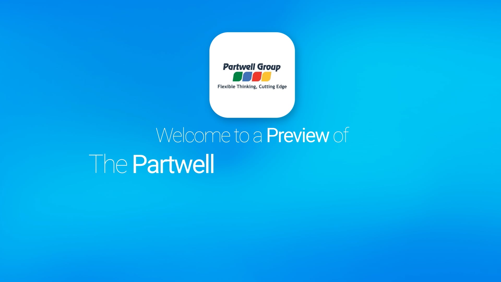 Partwell Cutting Technology - Mobile App Preview - PAR082W on Vimeo