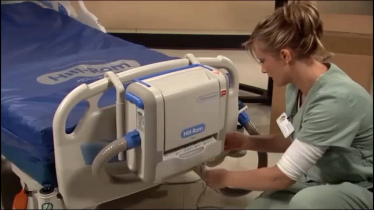 Hill-Rom P500 Hospital Bed Mattress Product Rducation on Vimeo