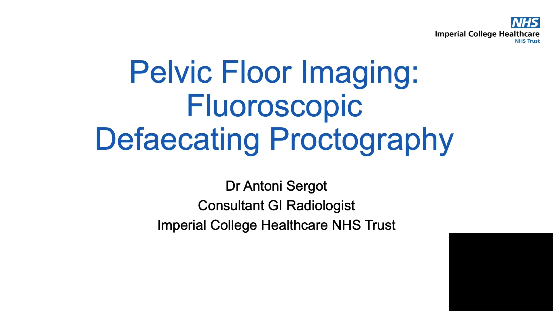 Defaecating Proctography on Vimeo