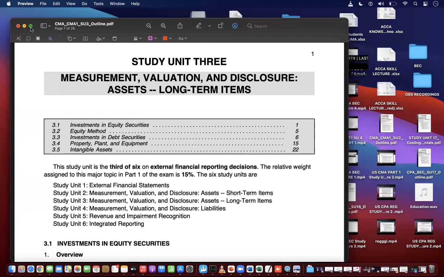 US CMA PART 1 Study Unit 3 Lecture 1 on Vimeo